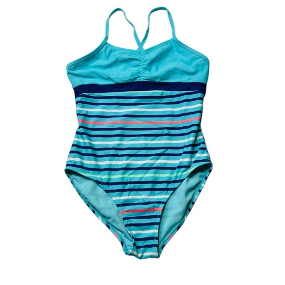Old Navy | Swim | Old Navy Aqua One Piece Swimsuit Girls Y | Poshmark